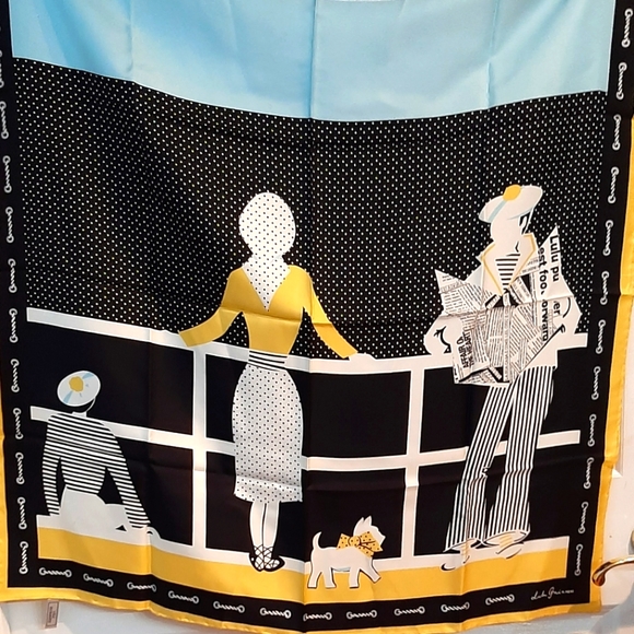 Lulu Guinness | Accessories | Lulu Guinness Scarf Yellow Affair Of The ...